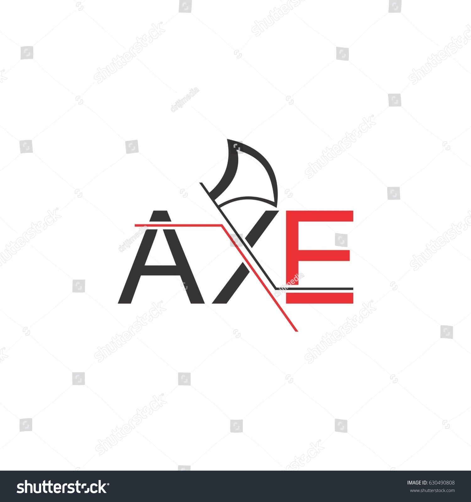 Axe Logo Letter Design Stock Vector (Royalty Free) 630490808 | Shutterstock