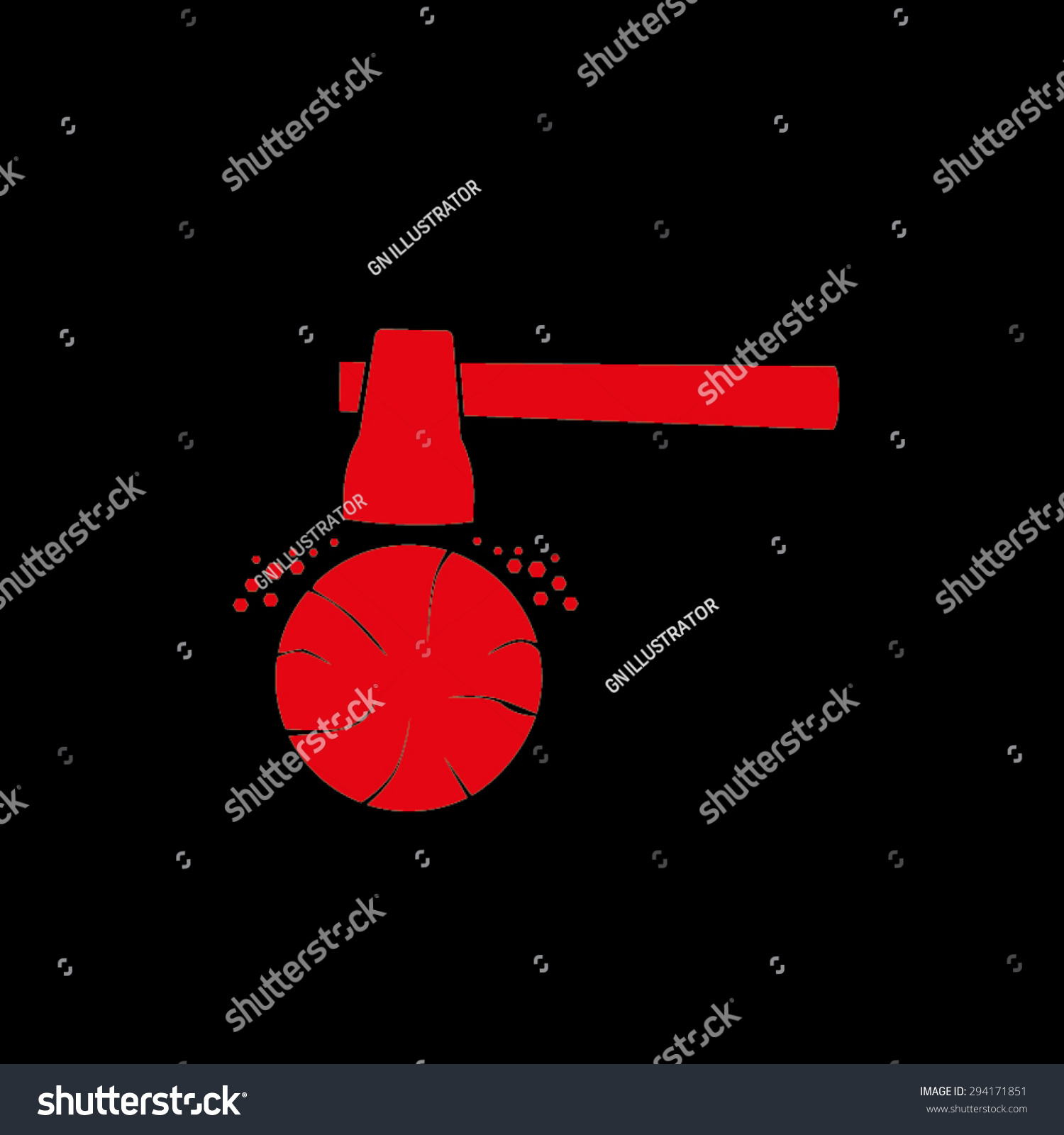 Axe Tree Stock Vector (Royalty Free) 294171851 | Shutterstock
