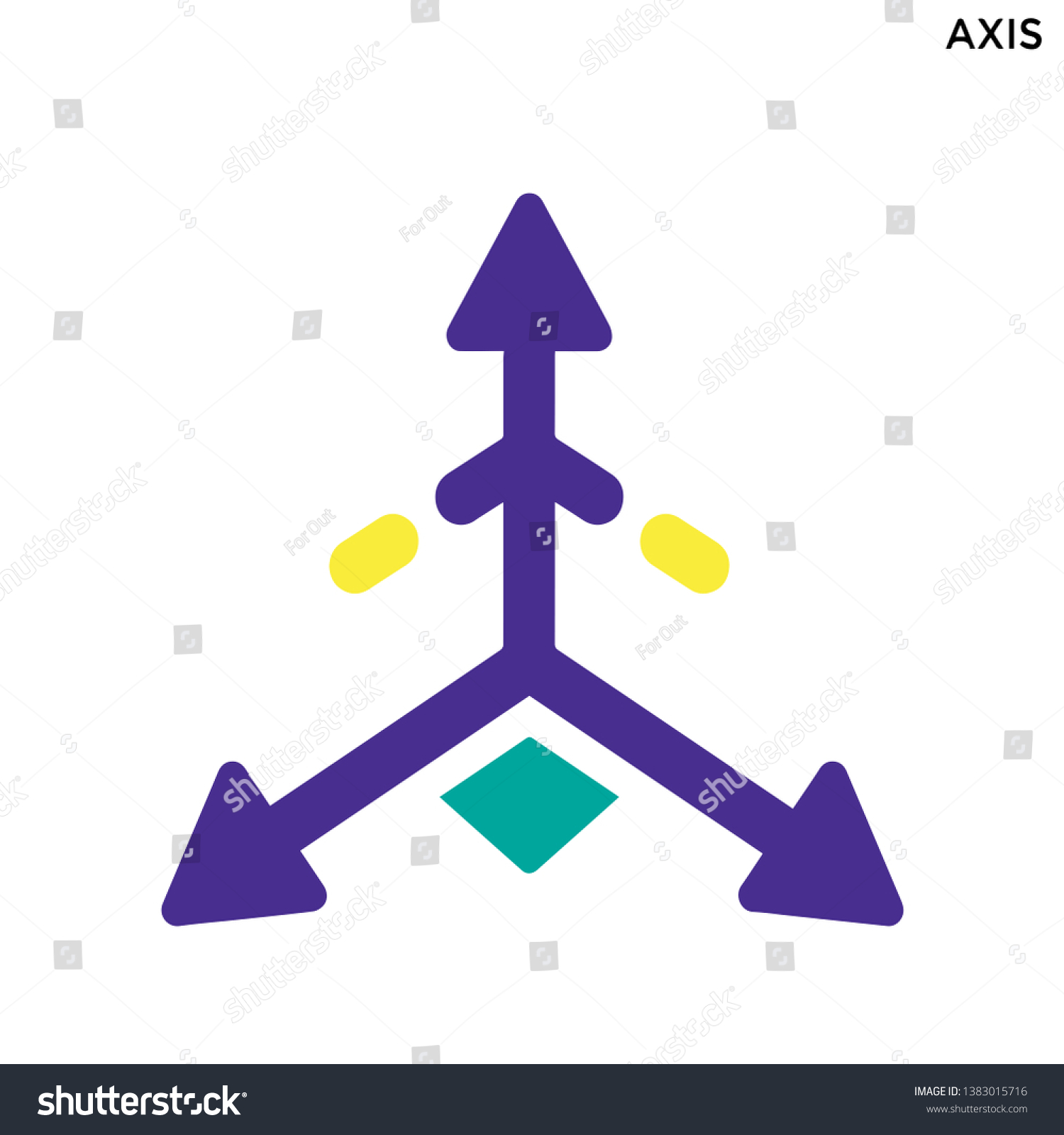 Axis Icon White Background Illustration: เวกเตอร์สต็อก (ปลอดค่า ...