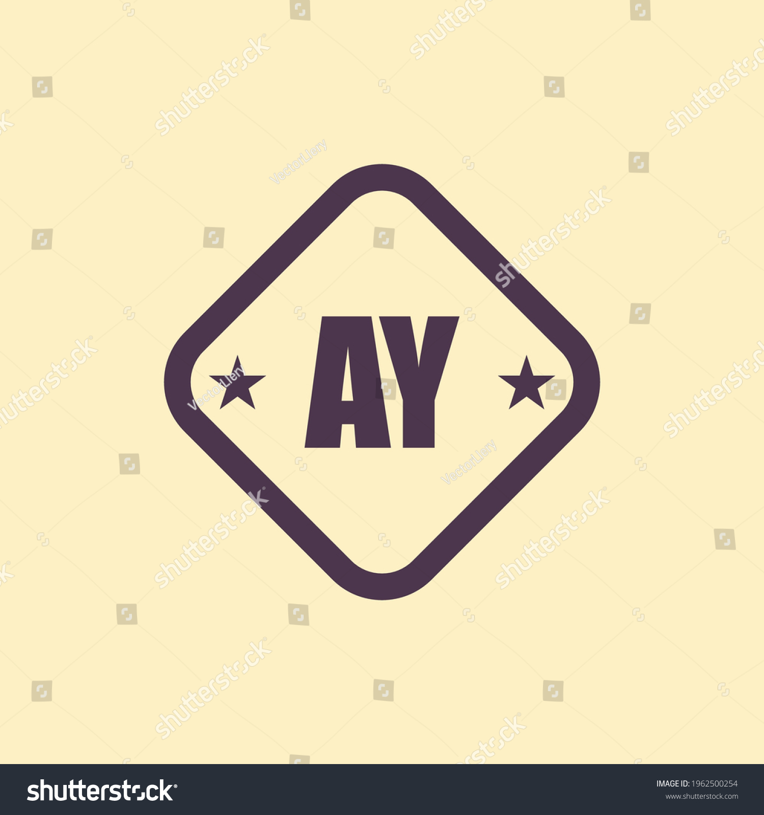 Ay Letter Logo Vector Illustration Logo Stock Vector (Royalty Free ...