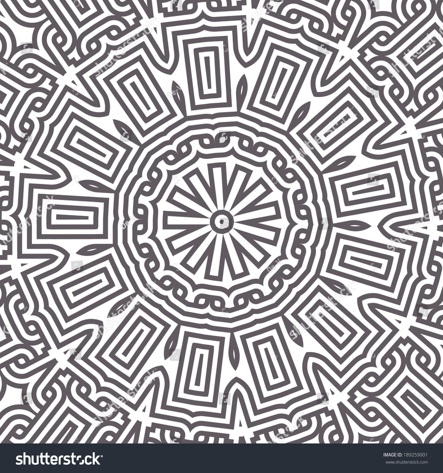 Aztec Ancient Amulet Stylization Art Vector: vector de stock (libre de ...