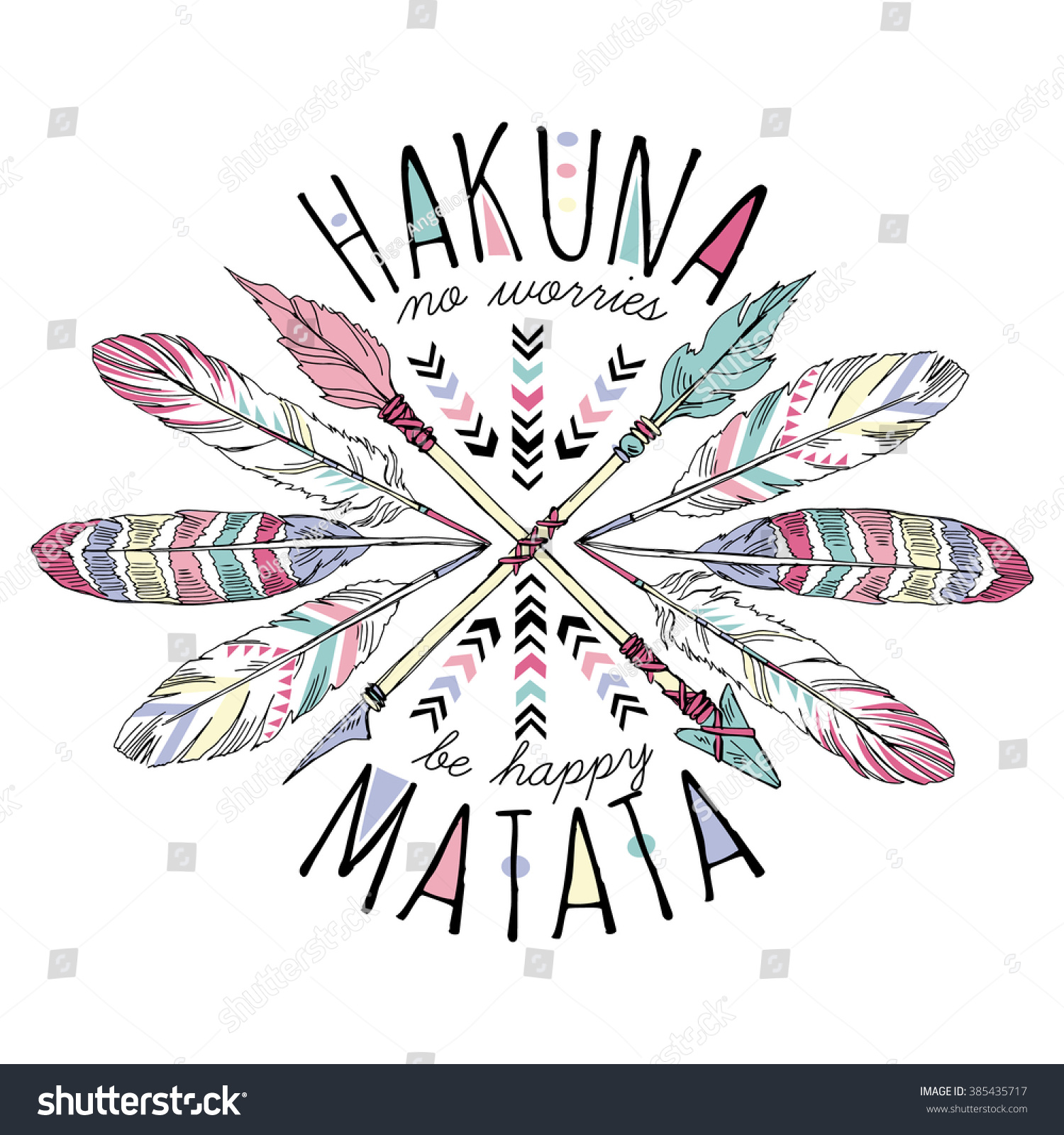 Aztec Lettering Print Hakuna Matata Summer: vector de stock (libre de ... Aztec Lettering Print Hakuna Matata Summer: vector de stock (libre de ...