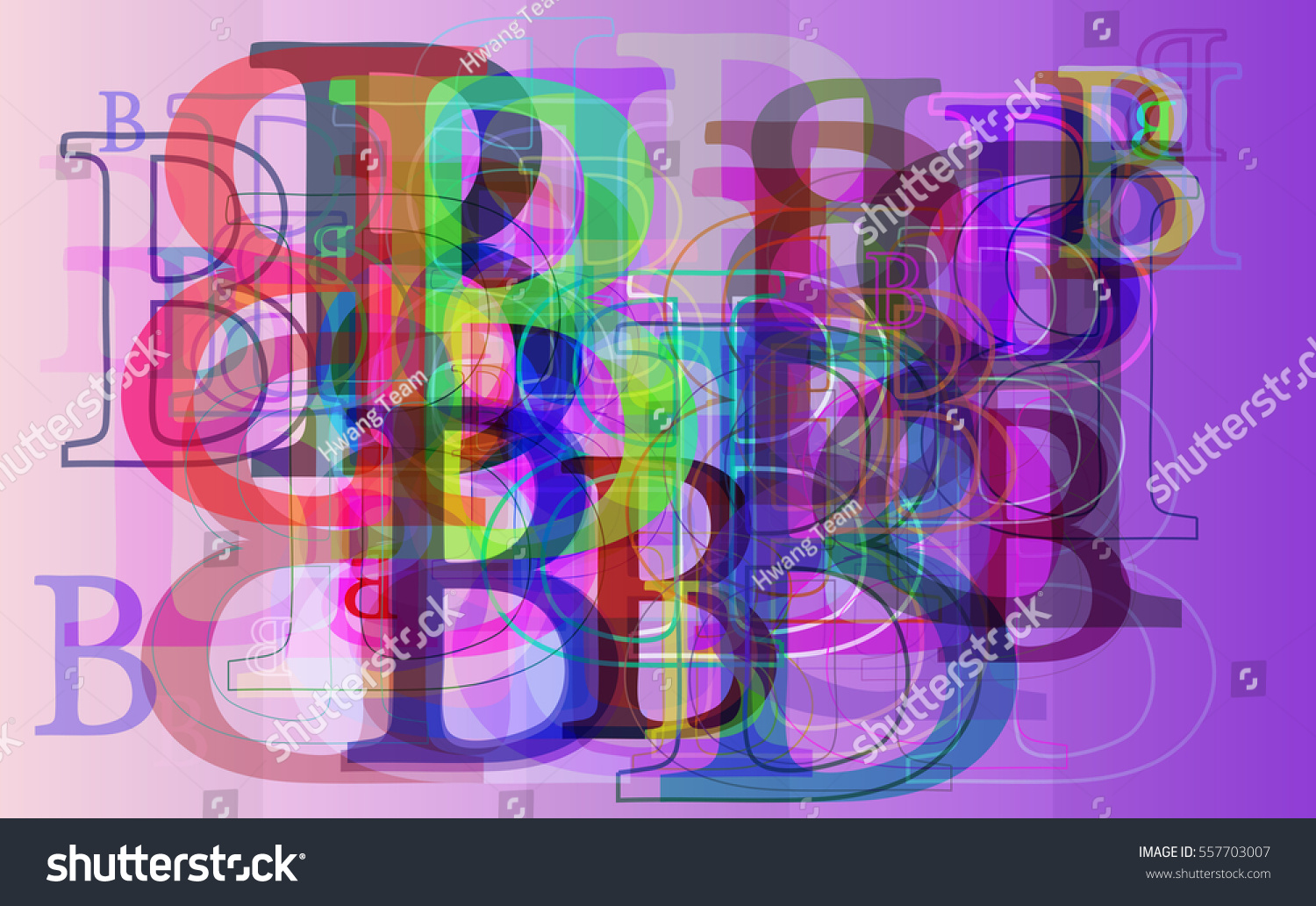 B Alphabet Idea Template Stock Vector (Royalty Free) 557703007
