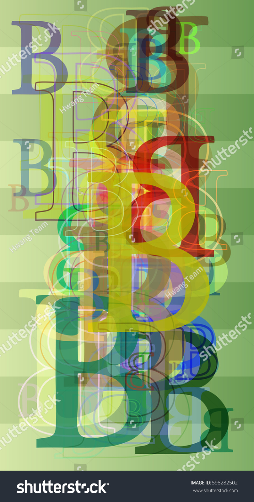 B Alphabet Idea Texture Stock Vector (Royalty Free) 598282502 ...