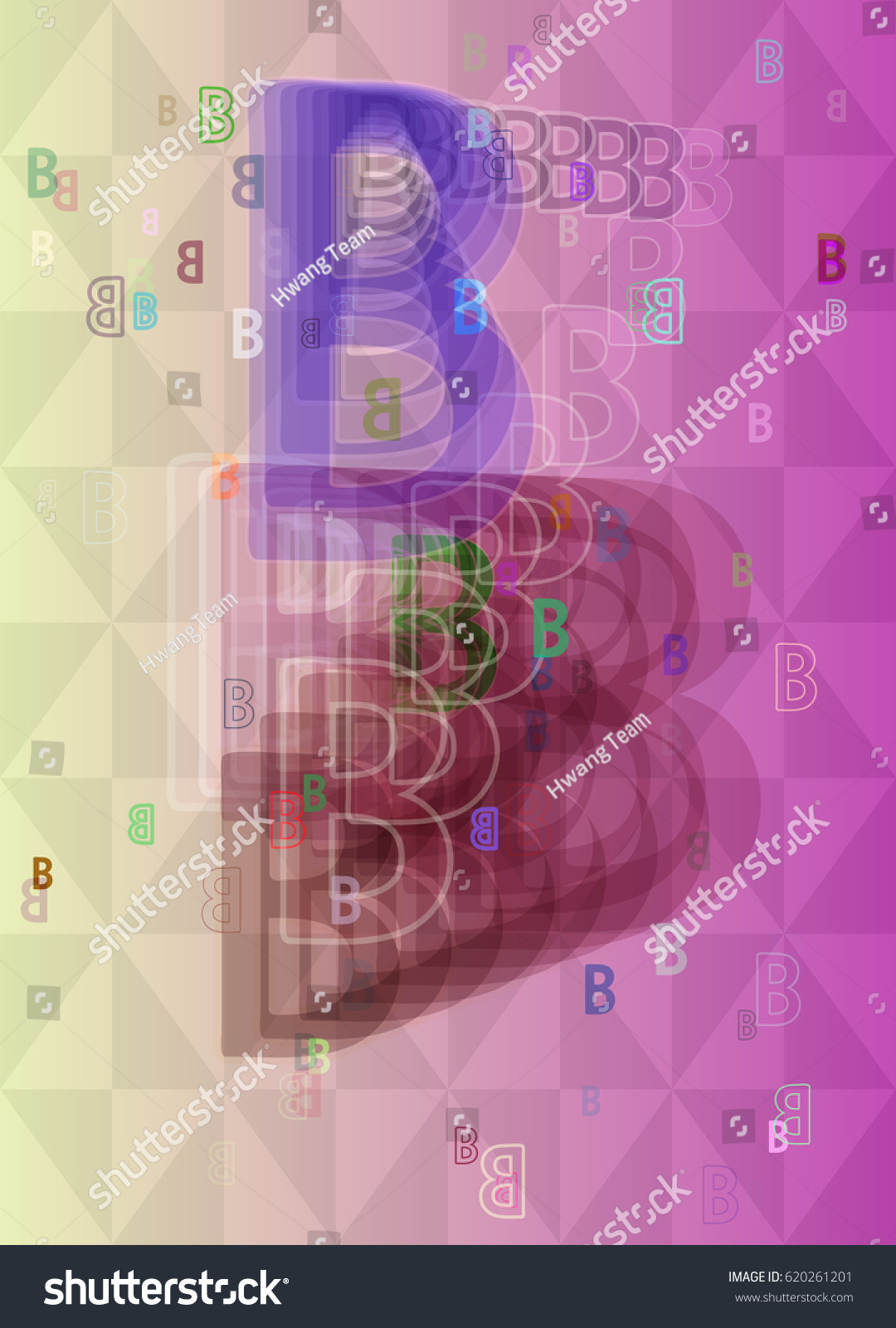 B Alphabet Pattern Background Stock Vector (Royalty Free) 620261201 ...