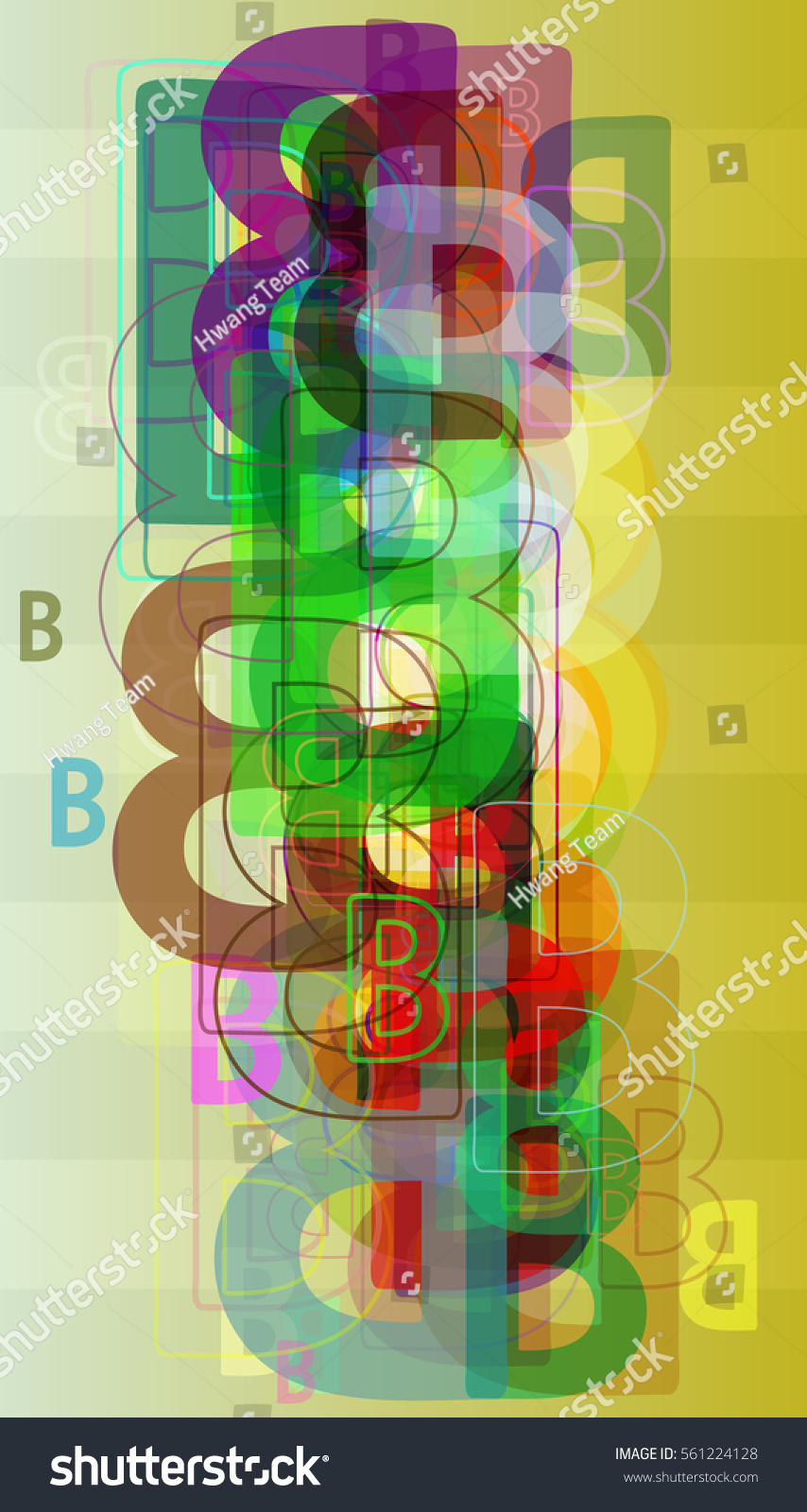 B Alphabet Texture Design Stock Vector (Royalty Free) 561224128 ...