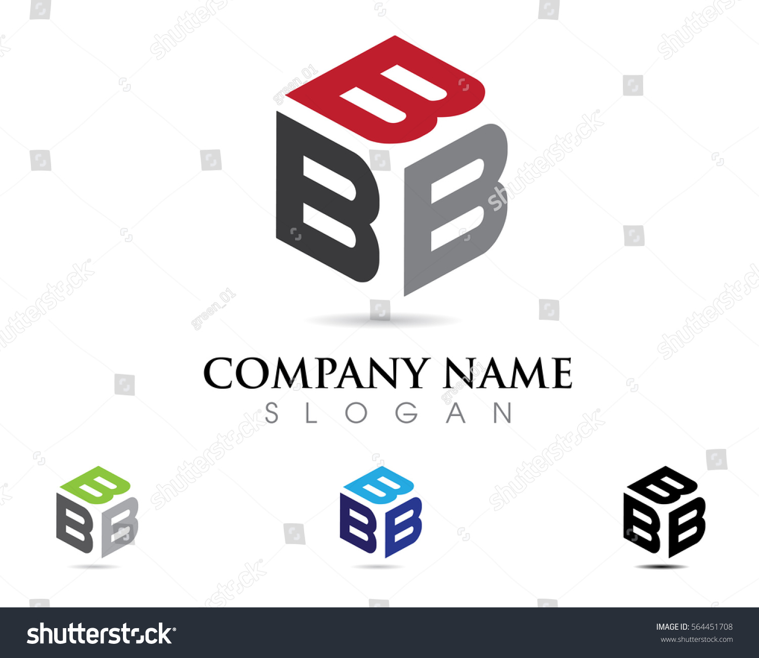 B Letter Property Logo Template Stock Vector (Royalty Free) 564451708