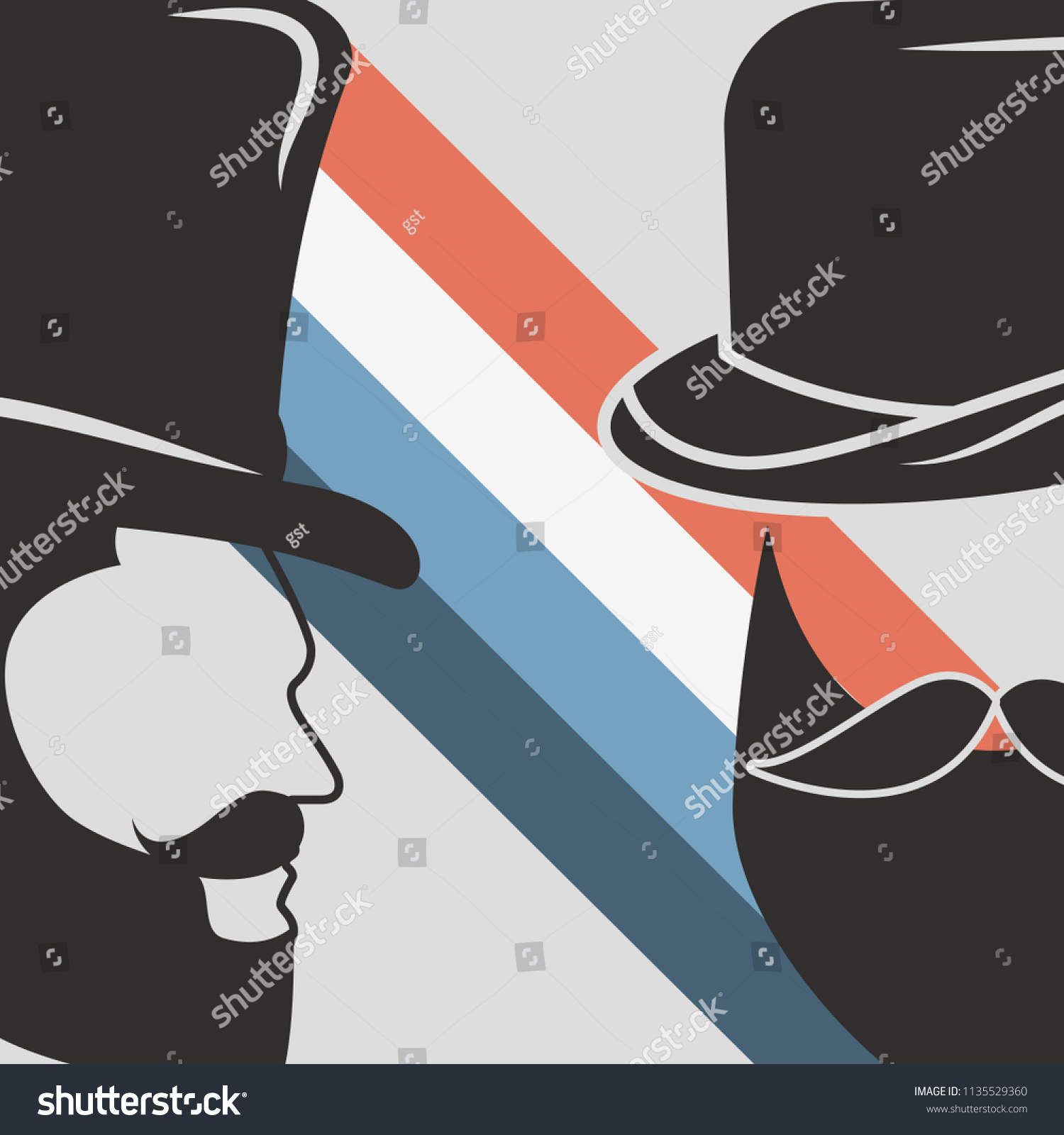 Baber Shop Design Stock Vector (Royalty Free) 1135529360