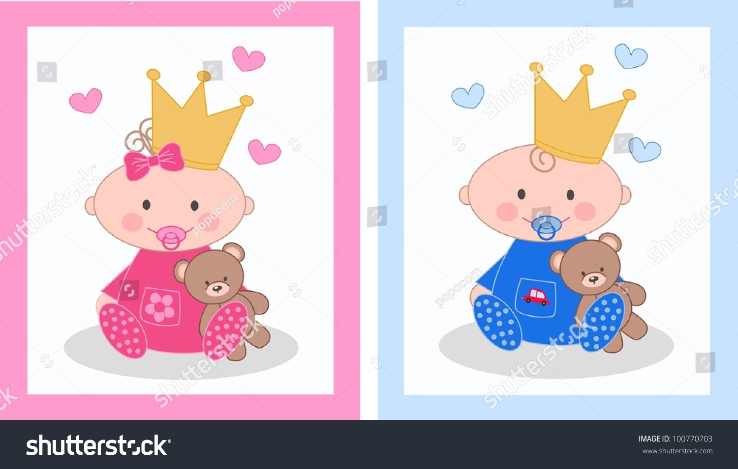 Baby Announcement Stock Vector (Royalty Free) 100770703 - Shutterstock