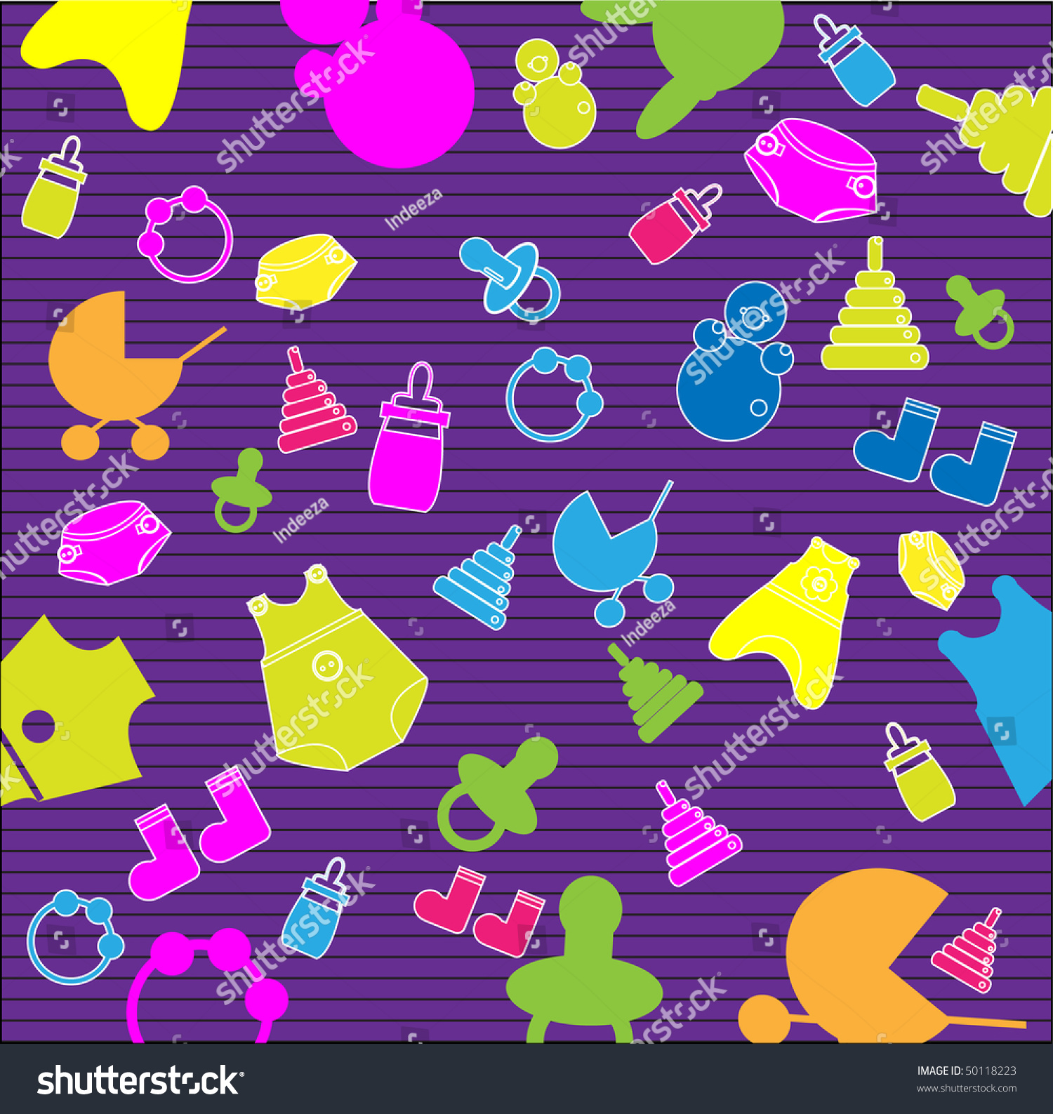 Baby Background Stock Vector (Royalty Free) 50118223 | Shutterstock