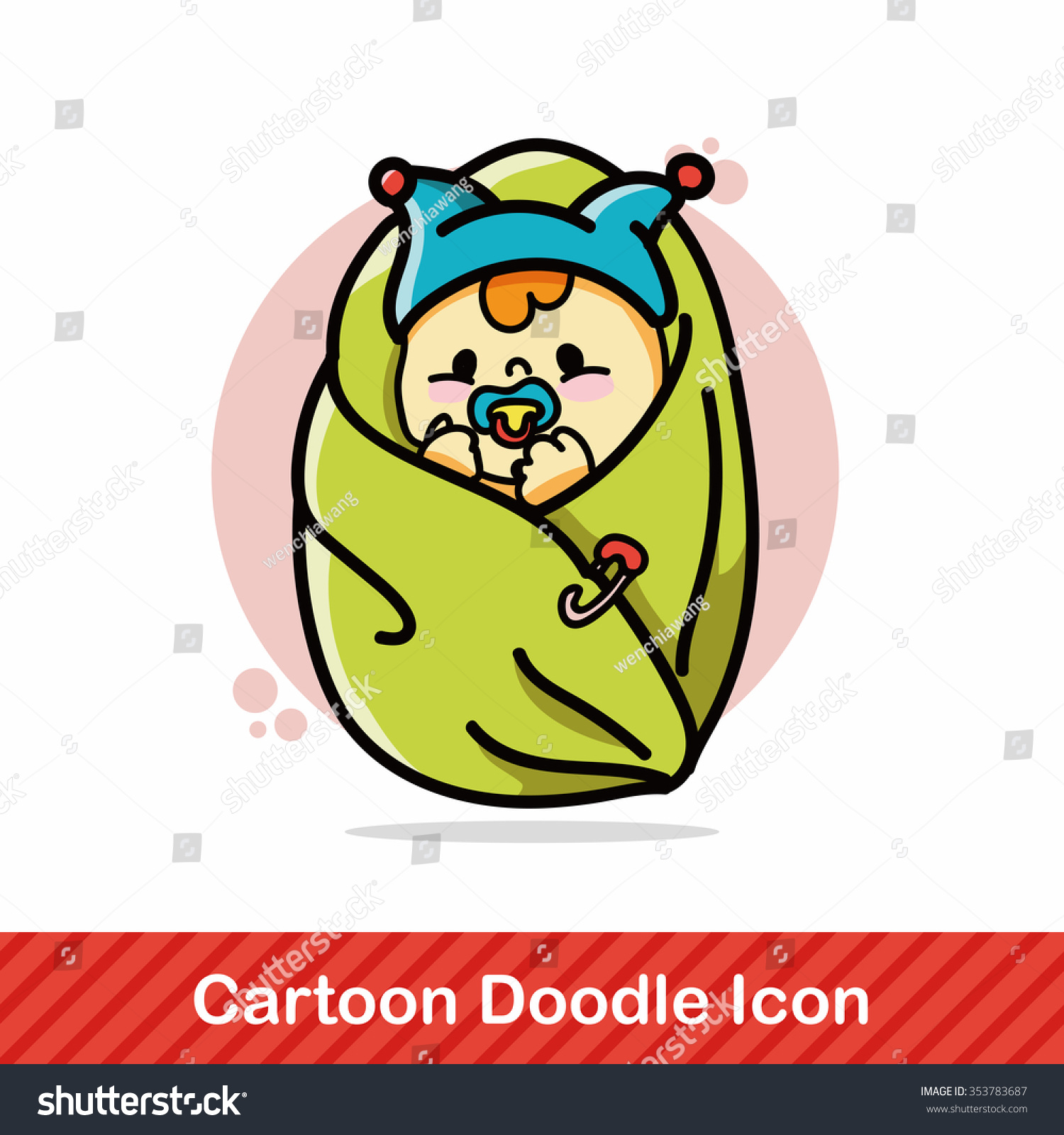 Baby Doodle Stock Vector (Royalty Free) 353783687 | Shutterstock