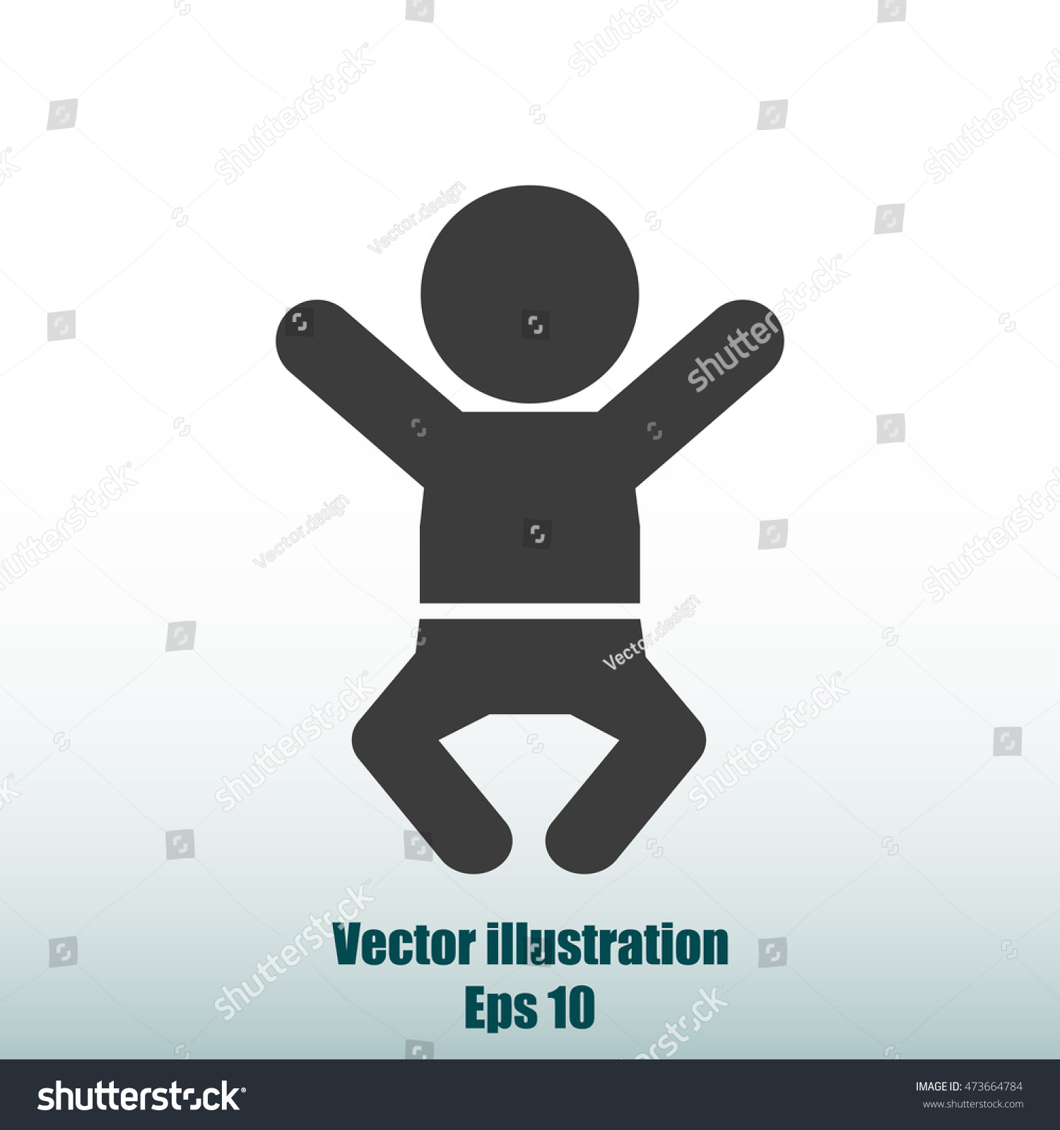 Baby Icon Stock Vector (Royalty Free) 473664784 | Shutterstock