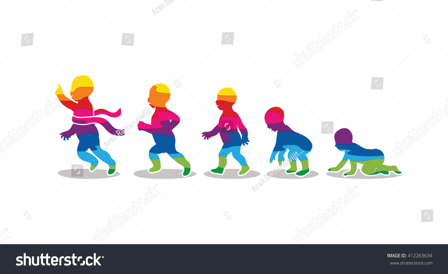 109 Baby start walking Stock Vectors, Images & Vector Art | Shutterstock