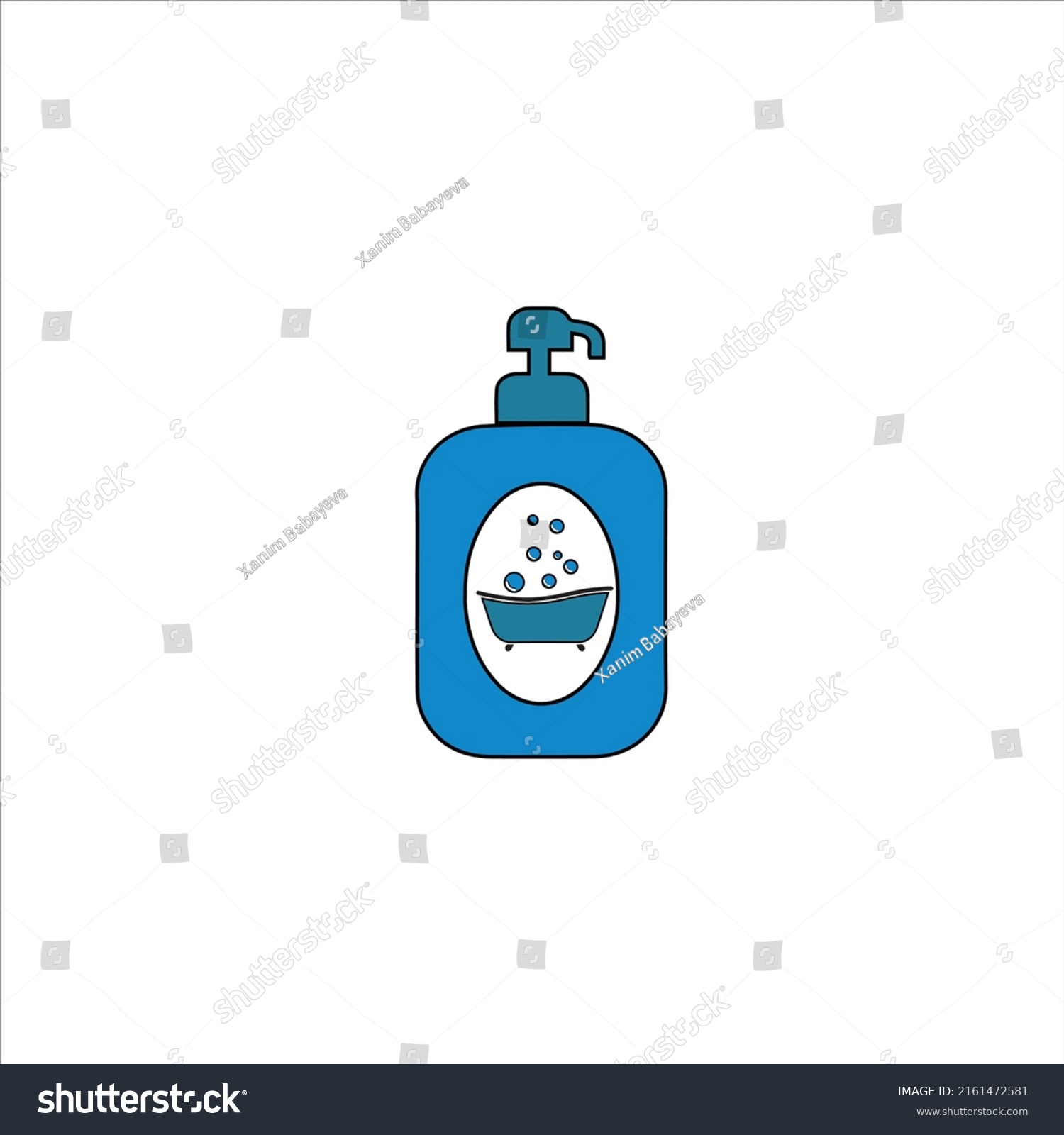 Baby Shampoo Vector Type Icon Stock Vector (Royalty Free) 2161472581 ...