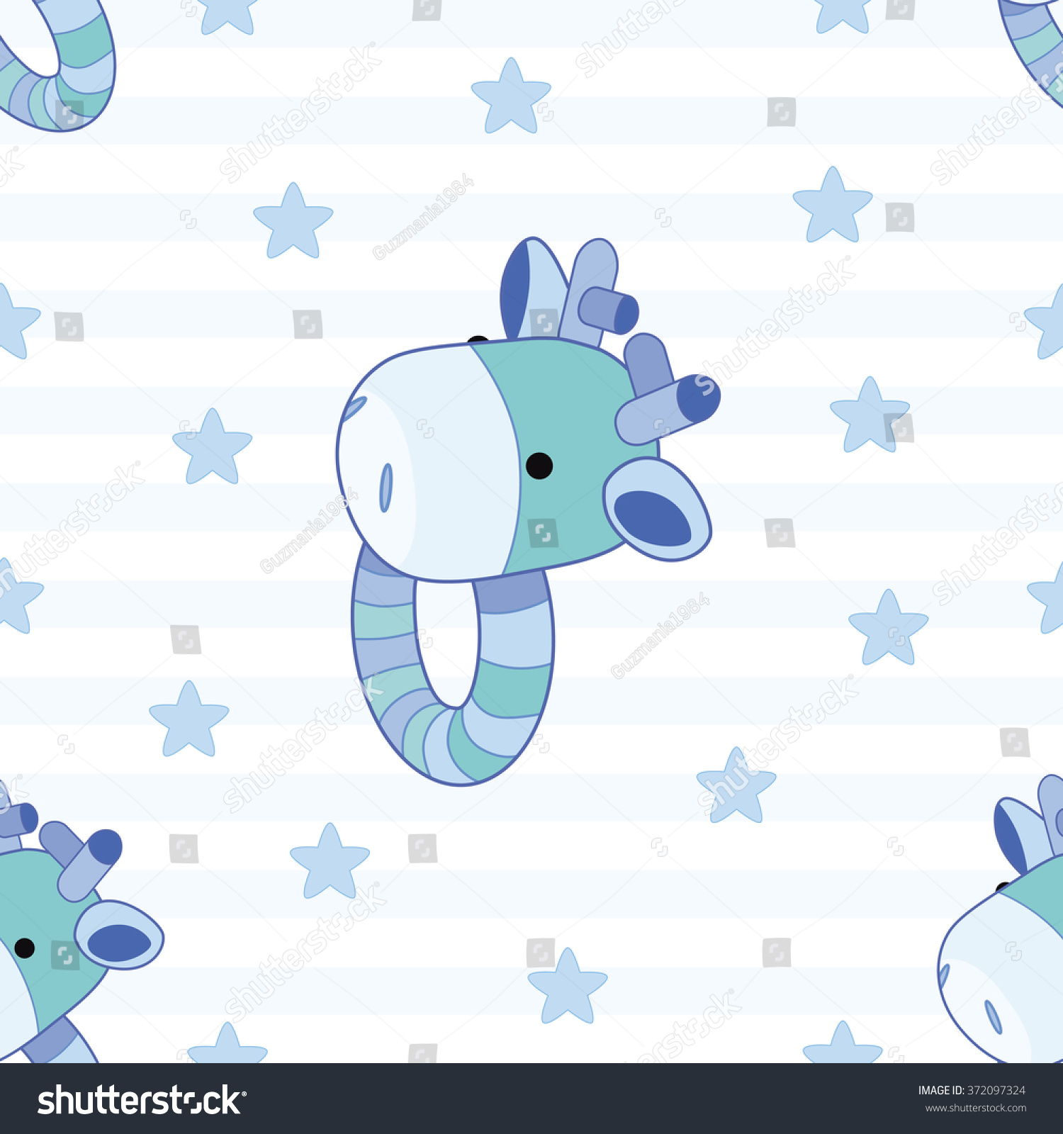 Baby Toy Pattern Stock Vector (Royalty Free) 372097324 | Shutterstock