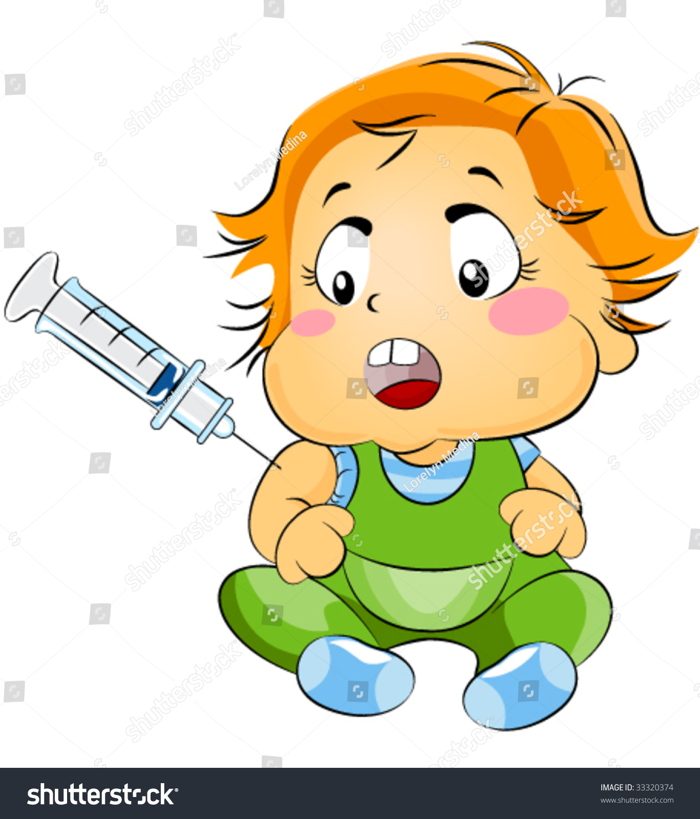 Baby Vaccination Vector Stock Vector 33320374 - Shutterstock
