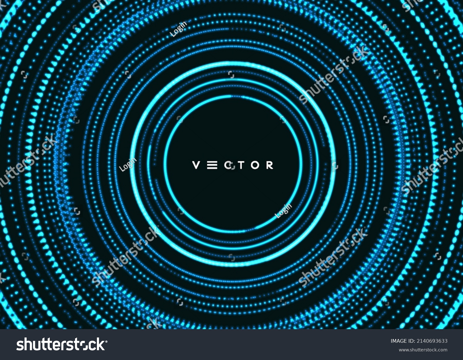 Backdrop Engineering Technology Big Data Visualization Stock Vector ...