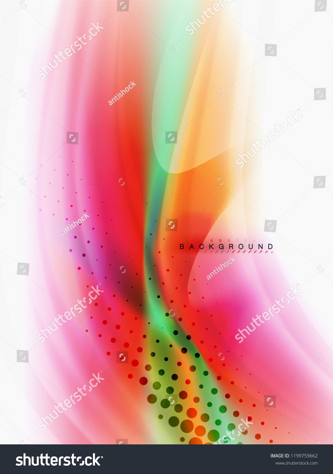 Background Abstract Color Flow Liquid Design Stock Vector (Royalty Free ...