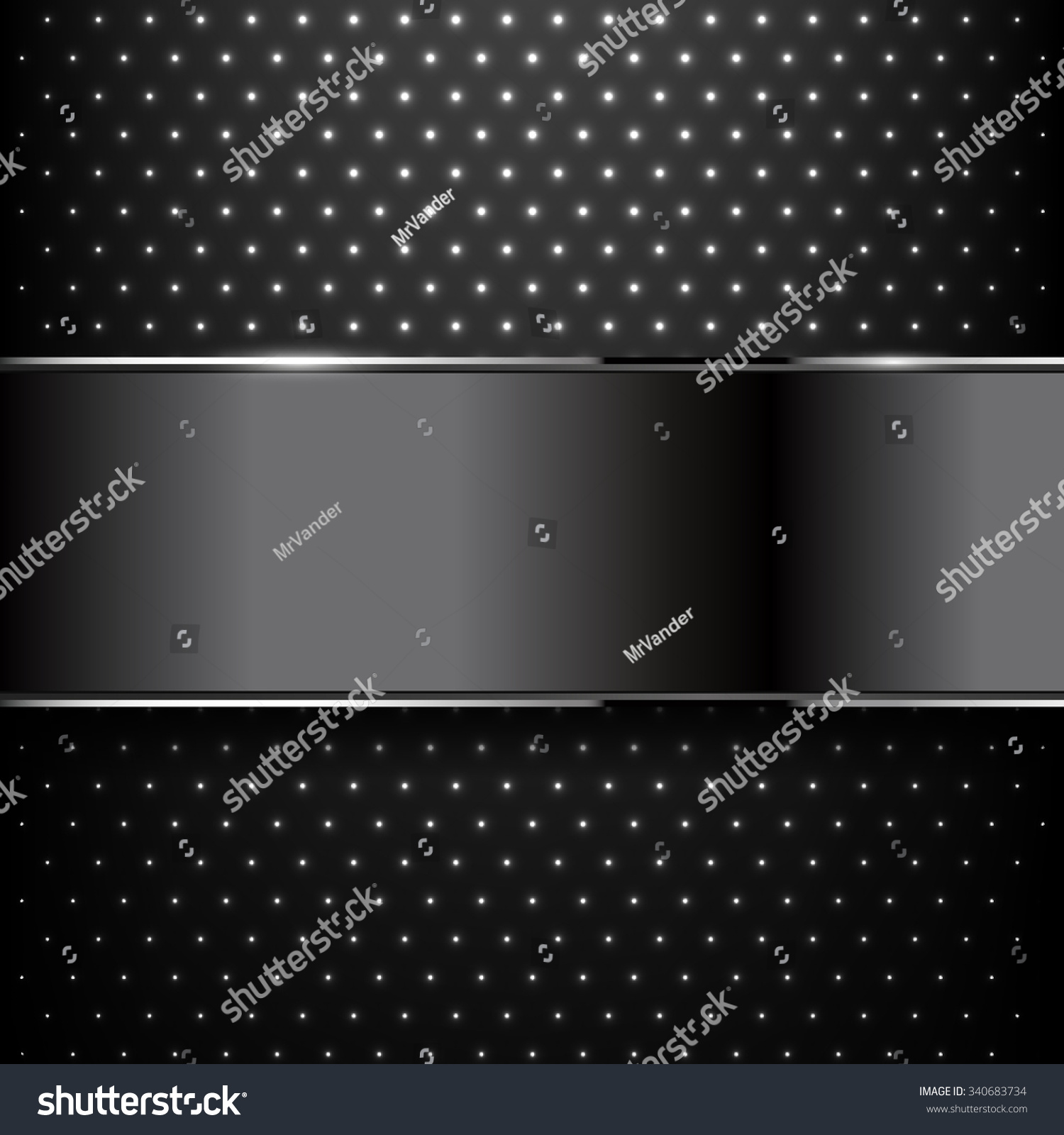 Background Black Metal Texture Vector Illustration Stock Vector ...