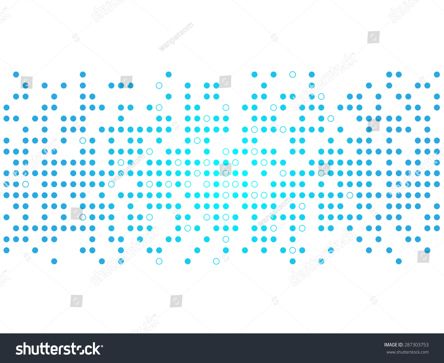 Background Blue Dotted Design Vector Use Stock Vector (Royalty Free ...