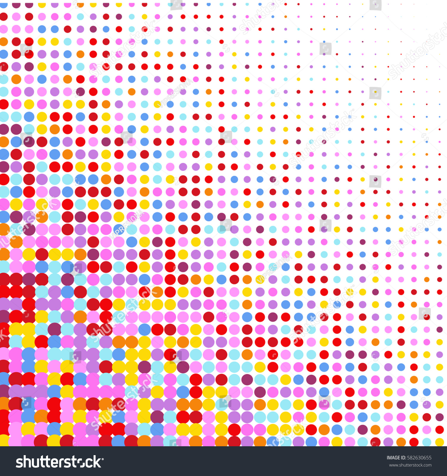 Background Color Halftone Image Stock Vector (Royalty Free) 582630655