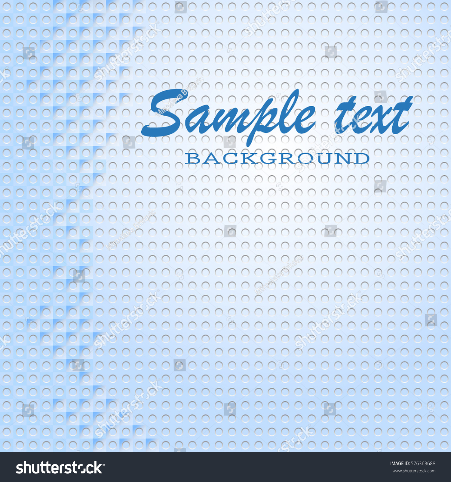 Background Dots Blue Color Vector Illustration Stock Vector (Royalty ...