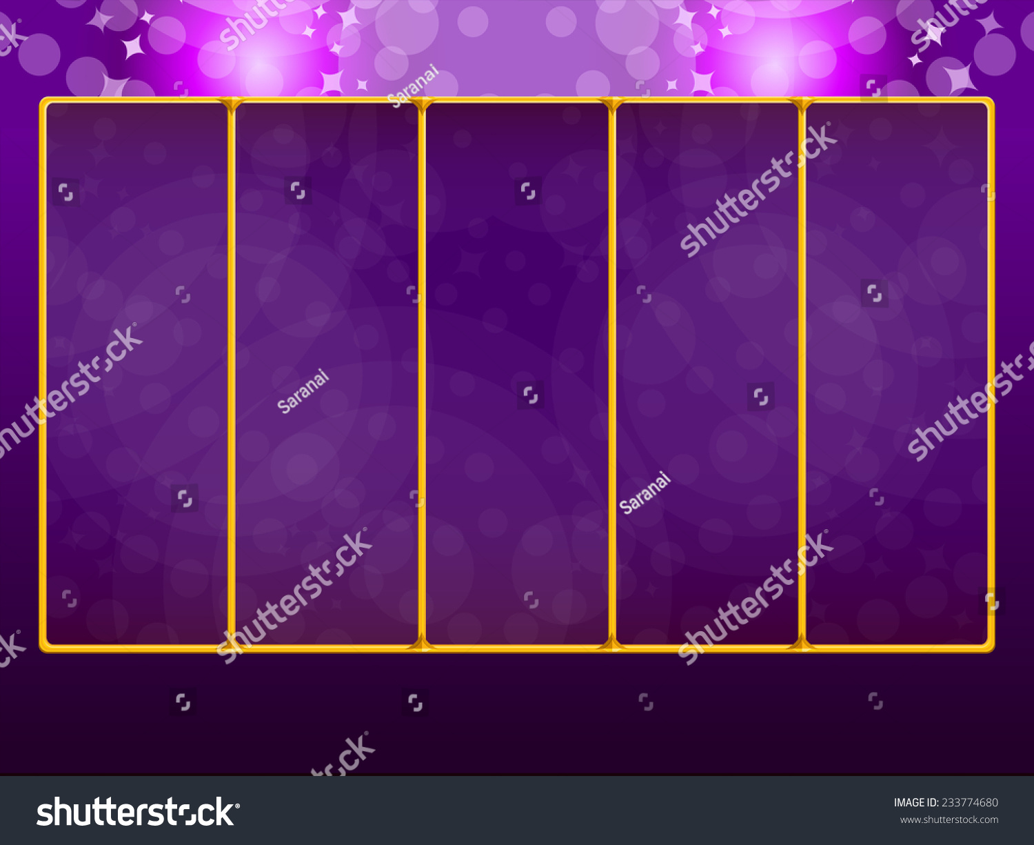 Background Slots Game Vector Illustration Stock Vector (Royalty Free ...