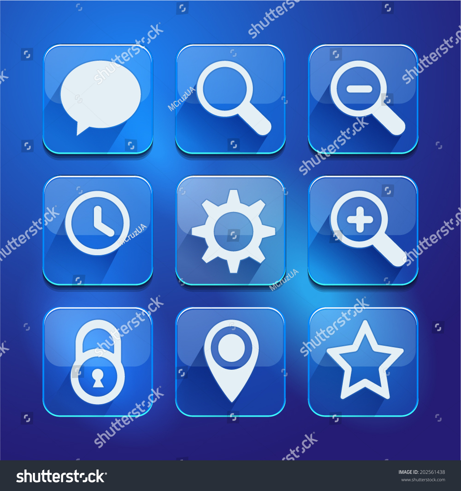 Background App Icons Stock Vector (Royalty Free) 202561438