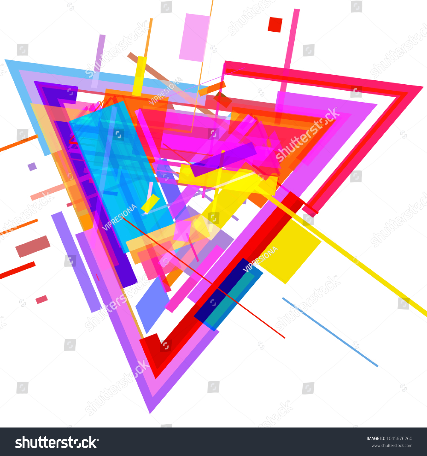 Background Geometric Shapes Logo Stock Vector (Royalty Free) 1045676260 ...