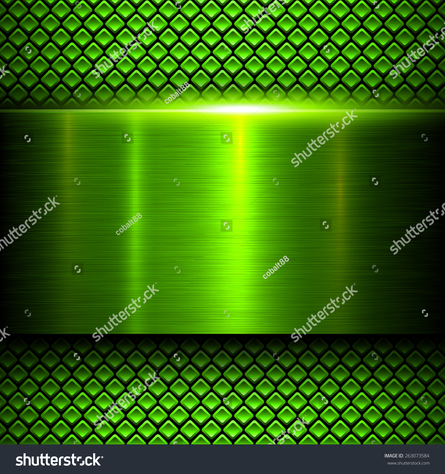 Background Green Metal Texture Vector Illustration Stock Vector ...