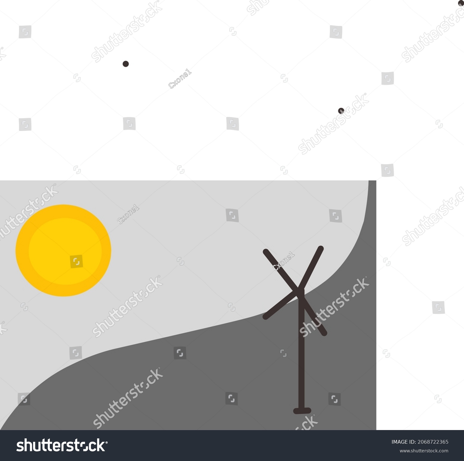 Background Grey Dot Vision Stock Vector (Royalty Free) 2068722365 ...
