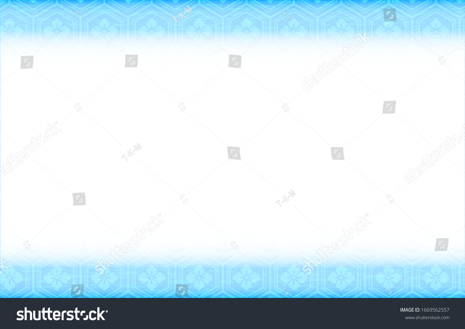 Background Material Blue Japanese Pattern Frame Stock Vector (Royalty ...
