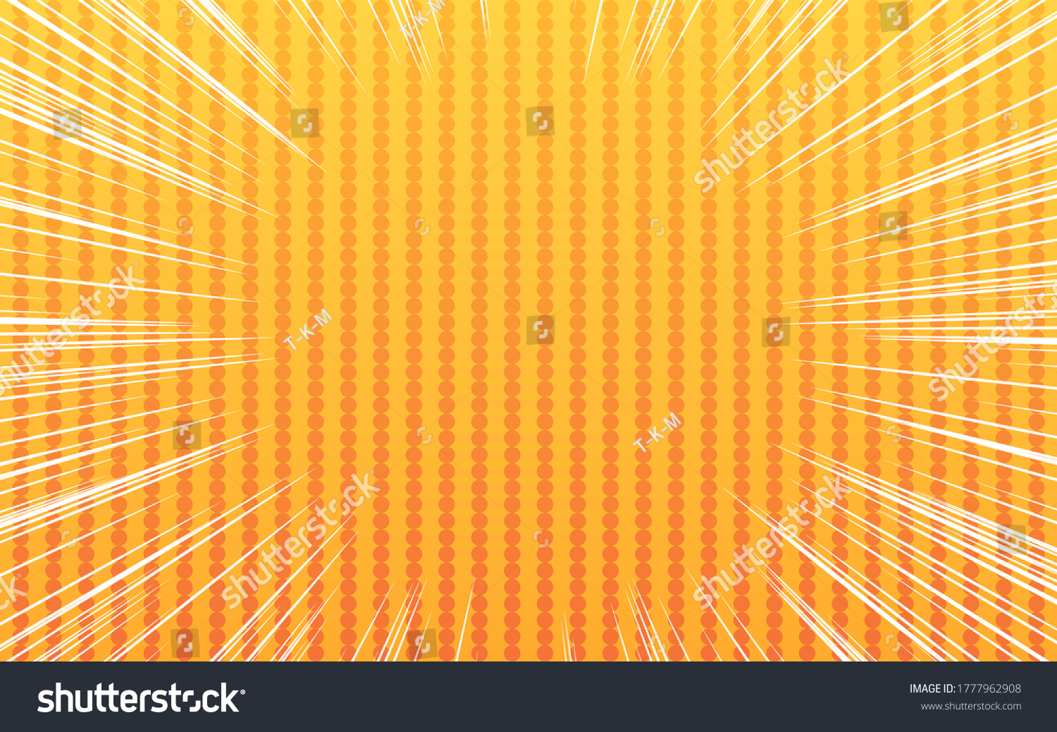 Background Material Pop Dot Pattern Concentrated Stock Vector (Royalty Free) 1777962908 ...
