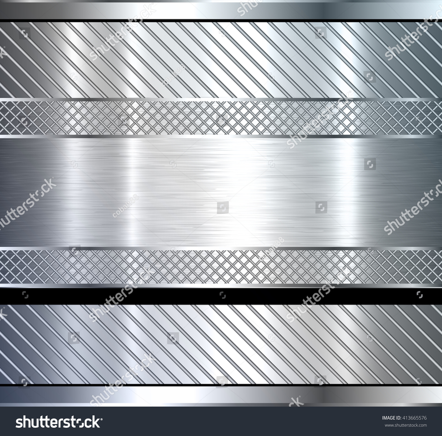 Background Metallic Technology Design Metal Texture Stock Vector ...