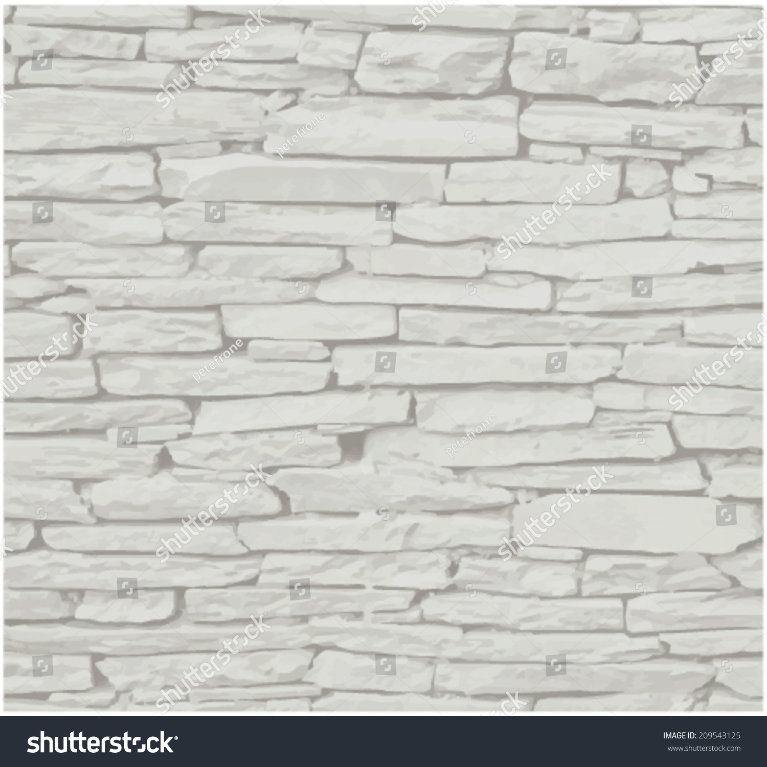 Background Stone Wall Texture Vector Stock Vector (Royalty Free) 209543125