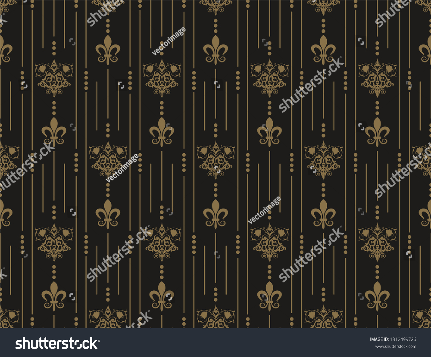 Background Pattern Royal Wallpaper Vector Art Stock Vector (Royalty ...