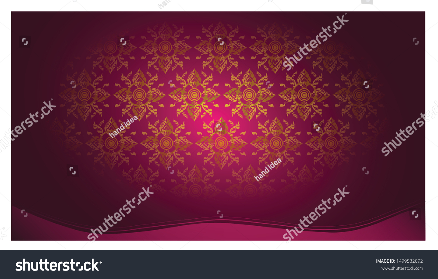 Background Pink Elegant Creative Thai Pattern Stock Vector (Royalty Free) 1499532092 | Shutterstock
