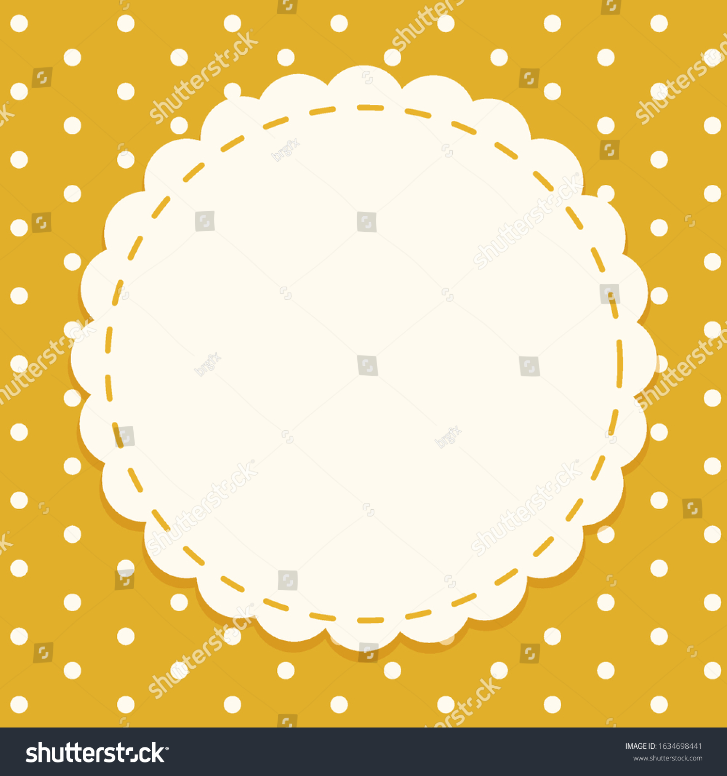 Background Template Round Frame Illustration Stock Vector (Royalty Free ...