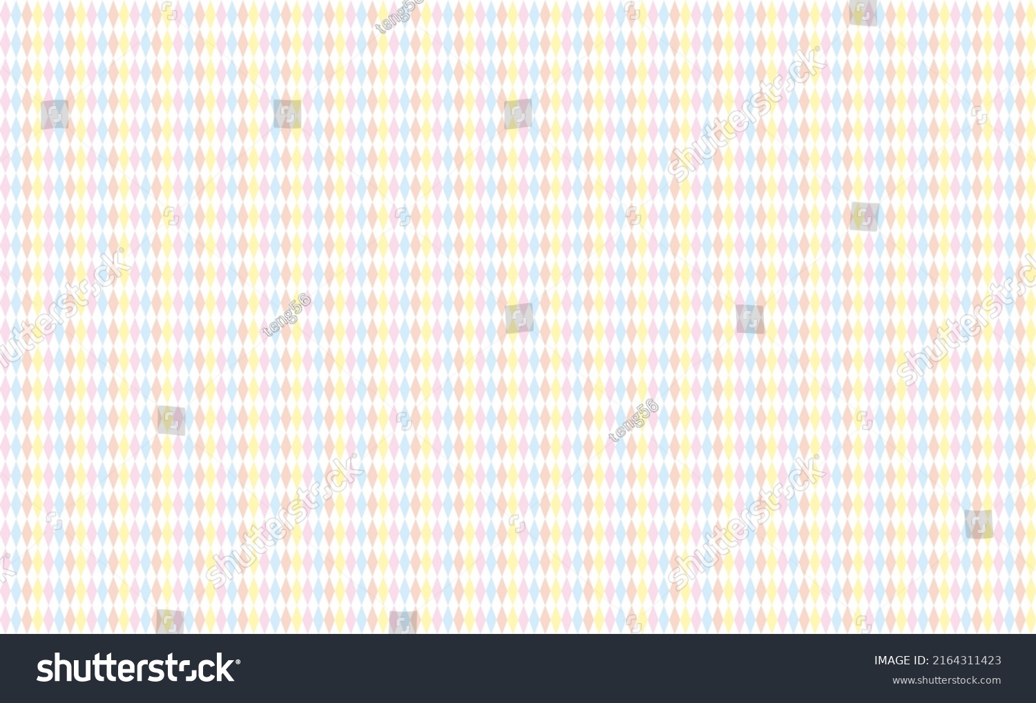 Background Vector Diamond Pattern Pastel Color Stock Vector (Royalty ...