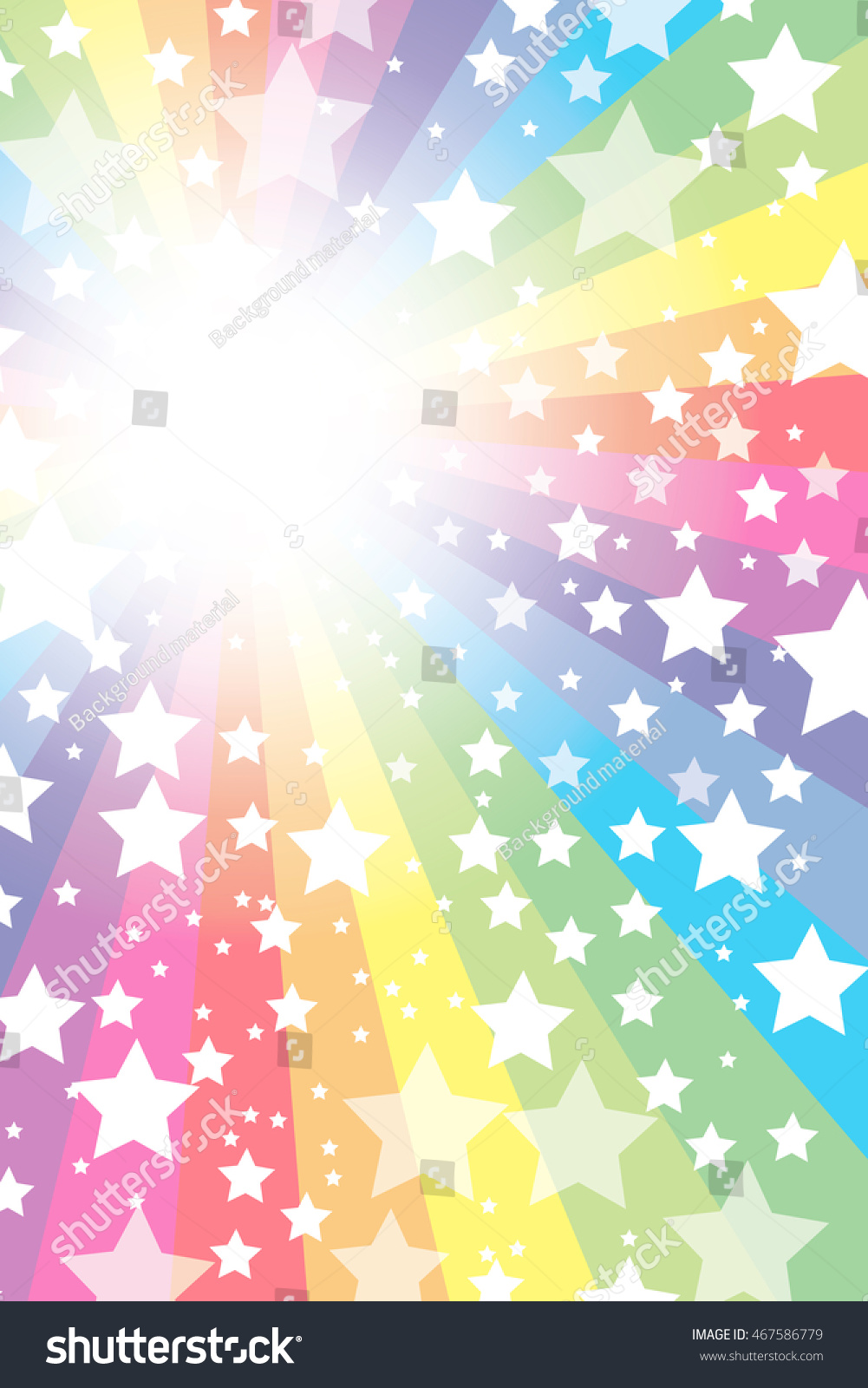 Background Wallpaper Rainbow Colored Vortex Stardust Stock Vector ...