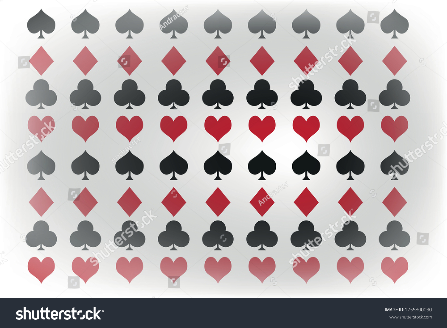 Background Card Suits Vector Graphics Stock Vector (Royalty Free ...