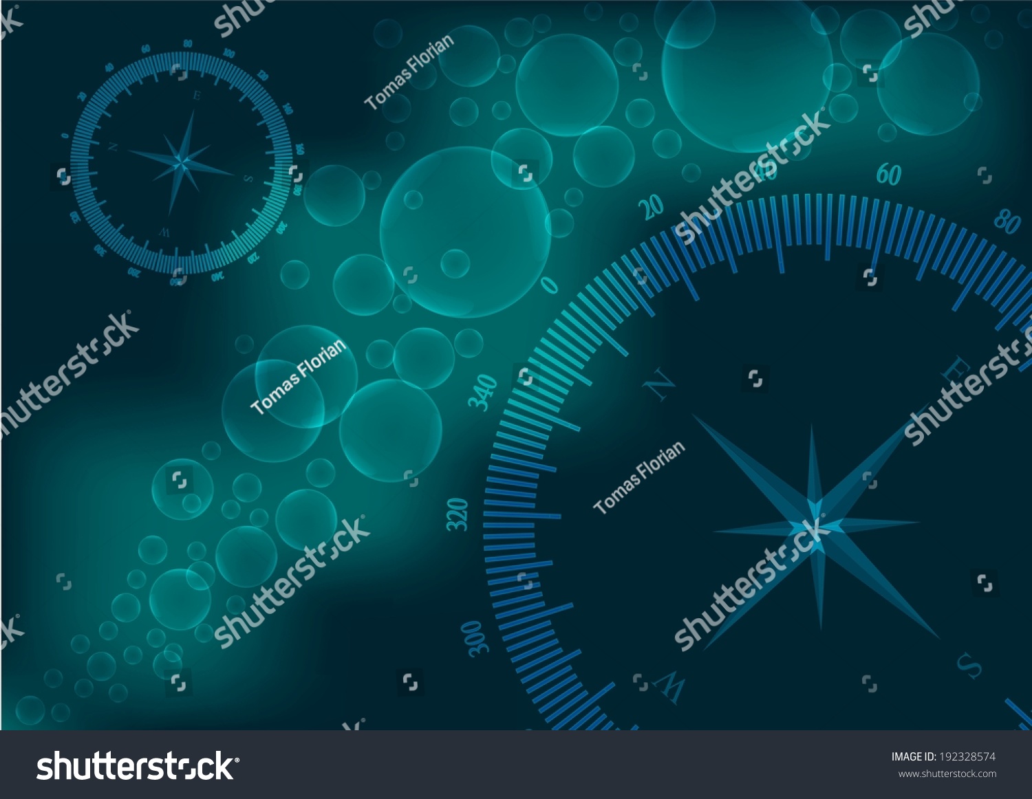 Background Compass Motif Stock Vector (Royalty Free) 192328574