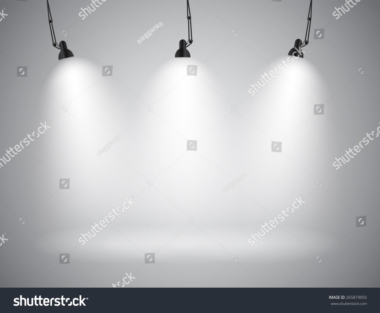 Background Lighting Lamp Empty Space Your Stock Vector (Royalty Free ...