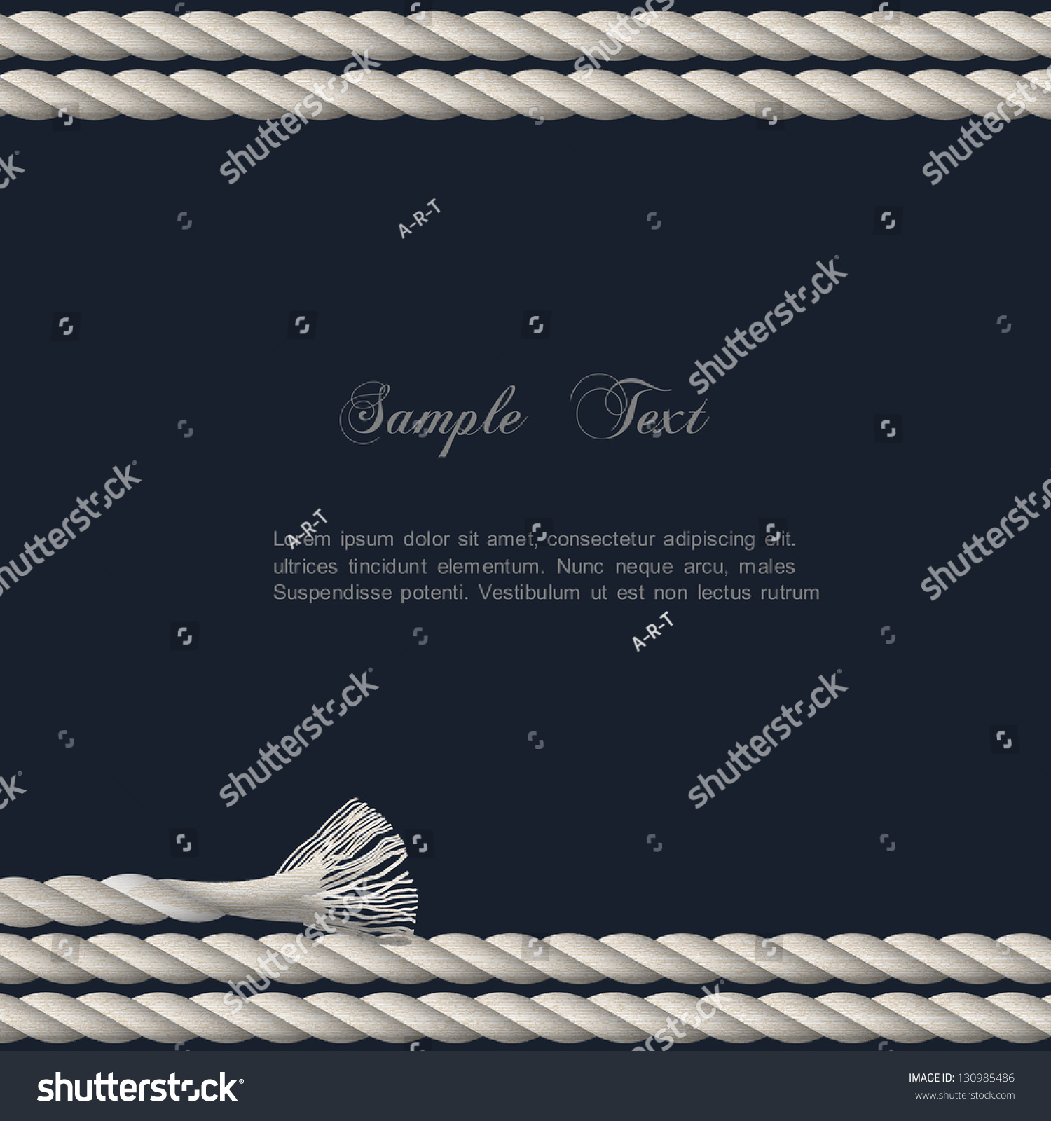 Background Marine Rope Vector Illustration Stock Vector (Royalty Free ...