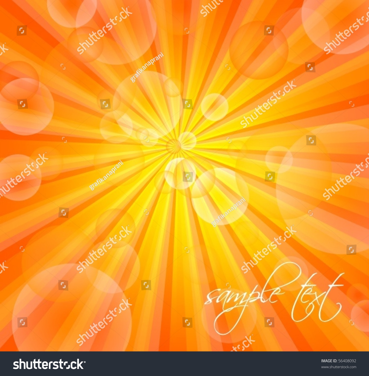 Background Sun Rays Vector: vector de stock (libre de regalías ...