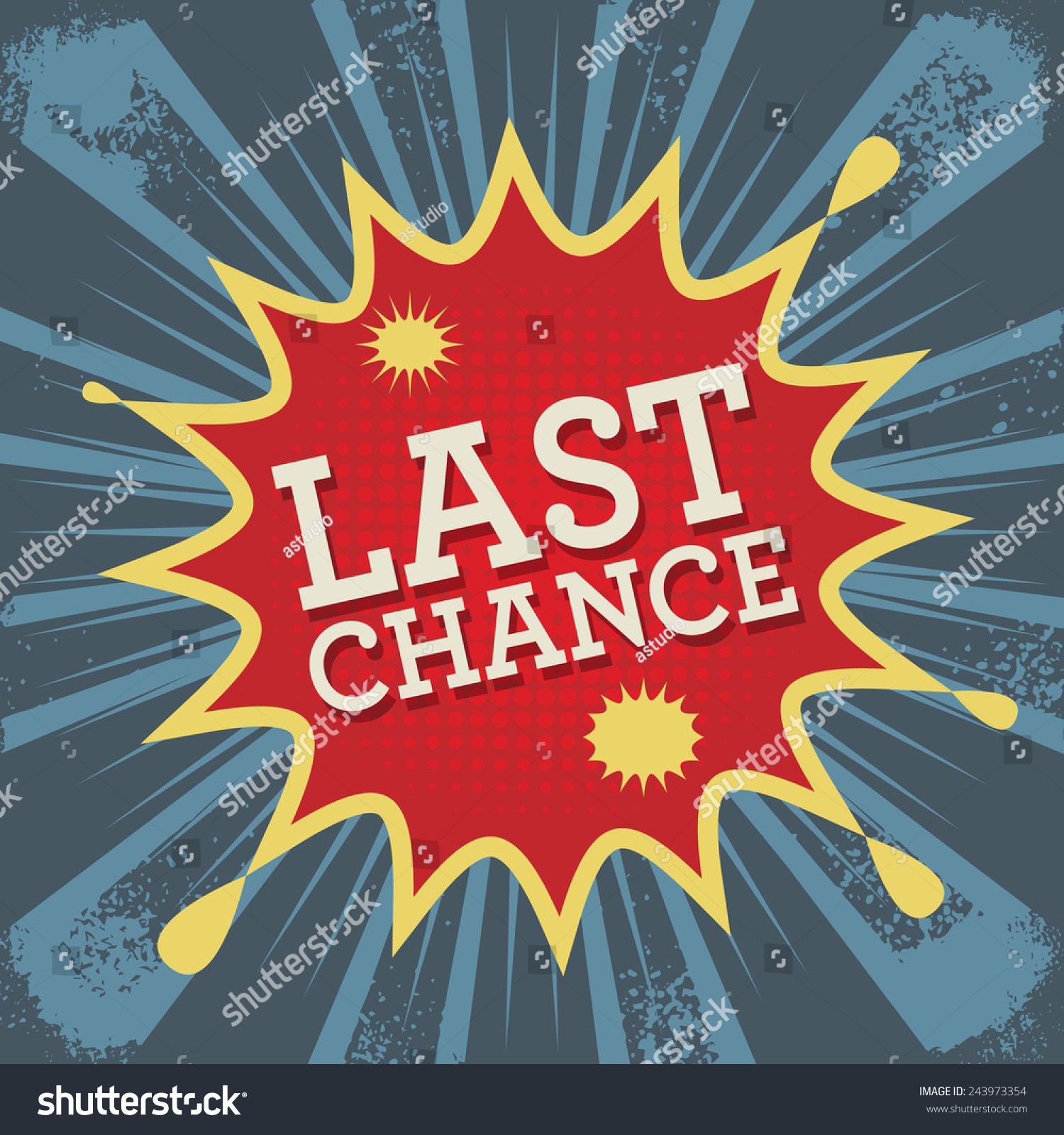 Background Text Last Chance Vector Illustration: vector de stock (libre ...
