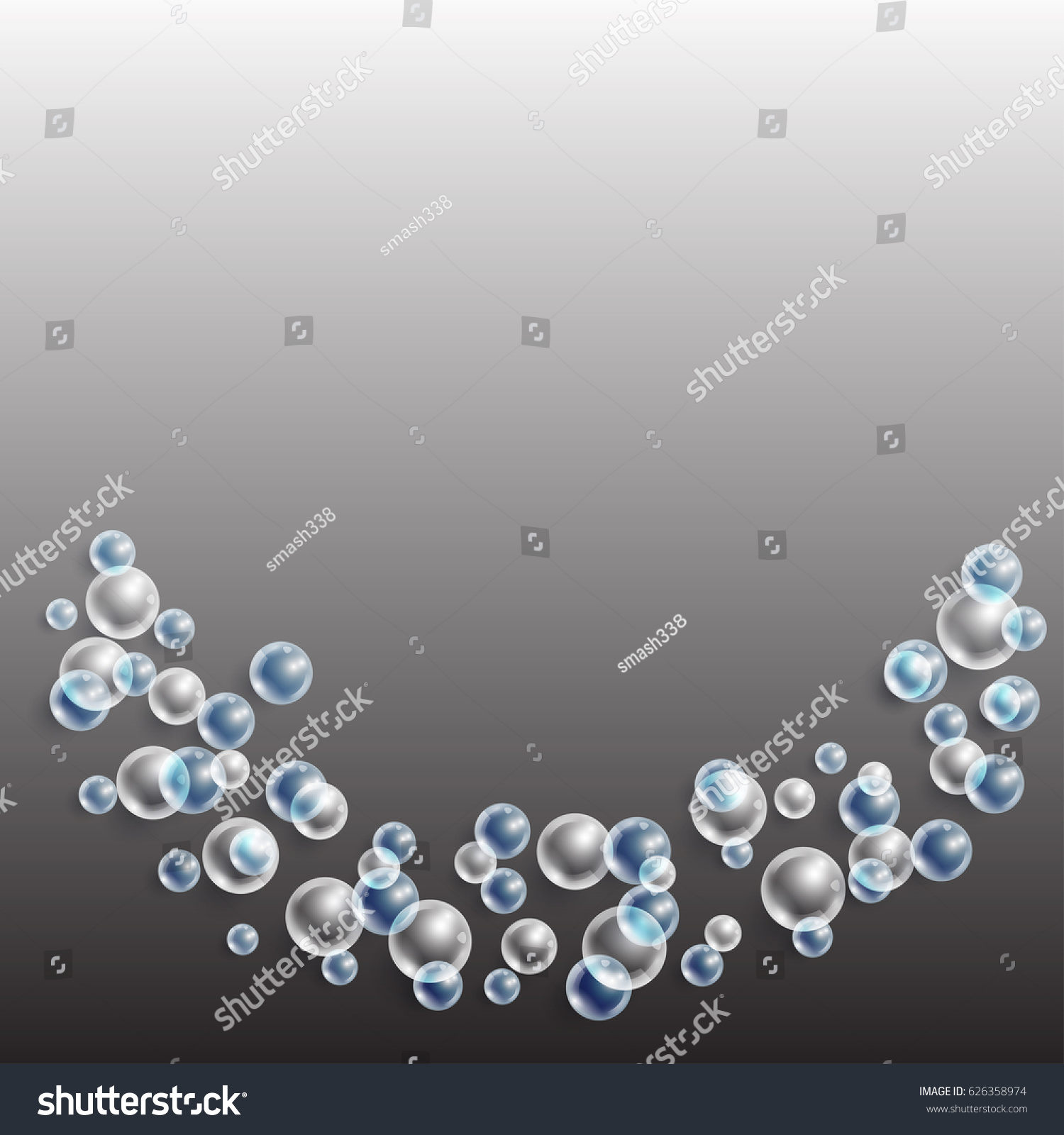 Background Transparent Bubbles Vector Illustration Stock Vector ...