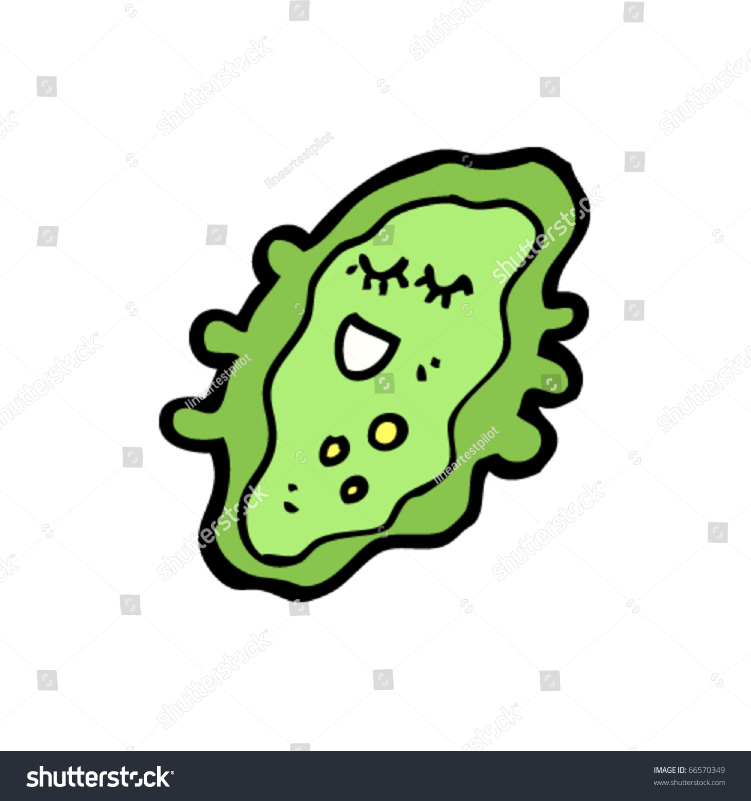 Bacteria Cartoon Stock Vector (Royalty Free) 66570349 | Shutterstock