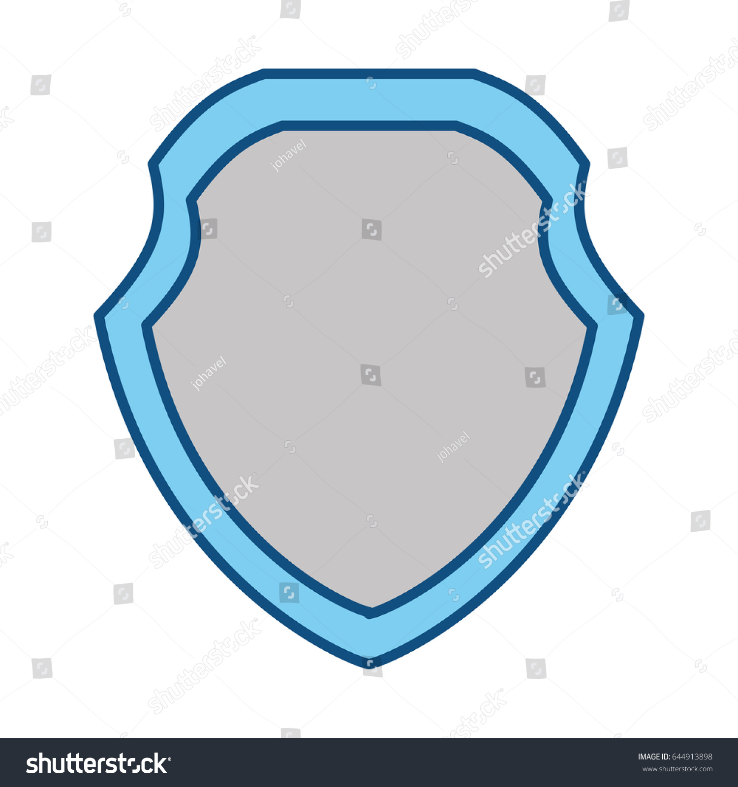Badge Security Emblem Stock Vector (Royalty Free) 644913898 | Shutterstock