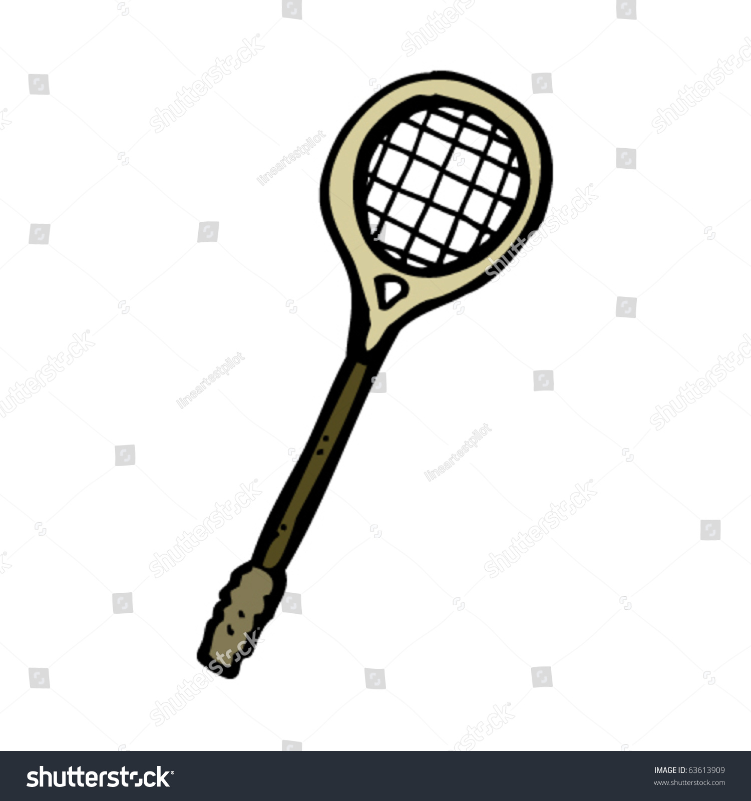 Badminton Racket Cartoon Stock Vector (Royalty Free) 63613909